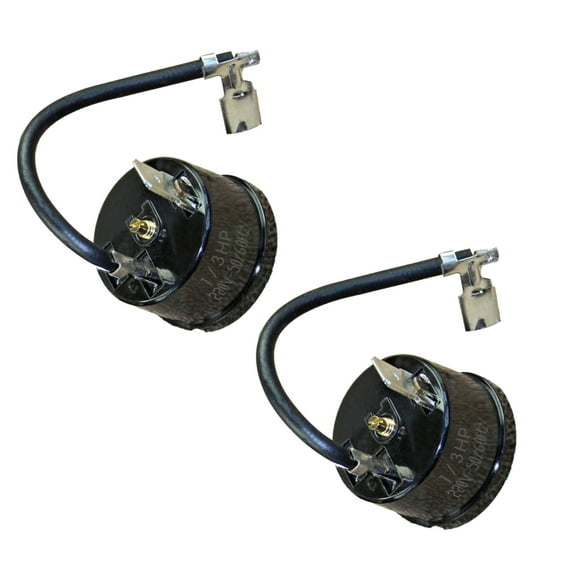 2Pcs Refrigerator Thermal Overload Protector Compressor Replacement ...