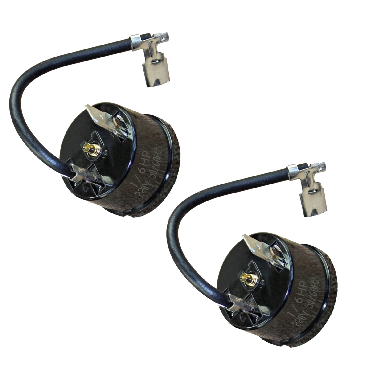 2Pcs Refrigerator Thermal Overload Protector Round Freezer Compressor ...
