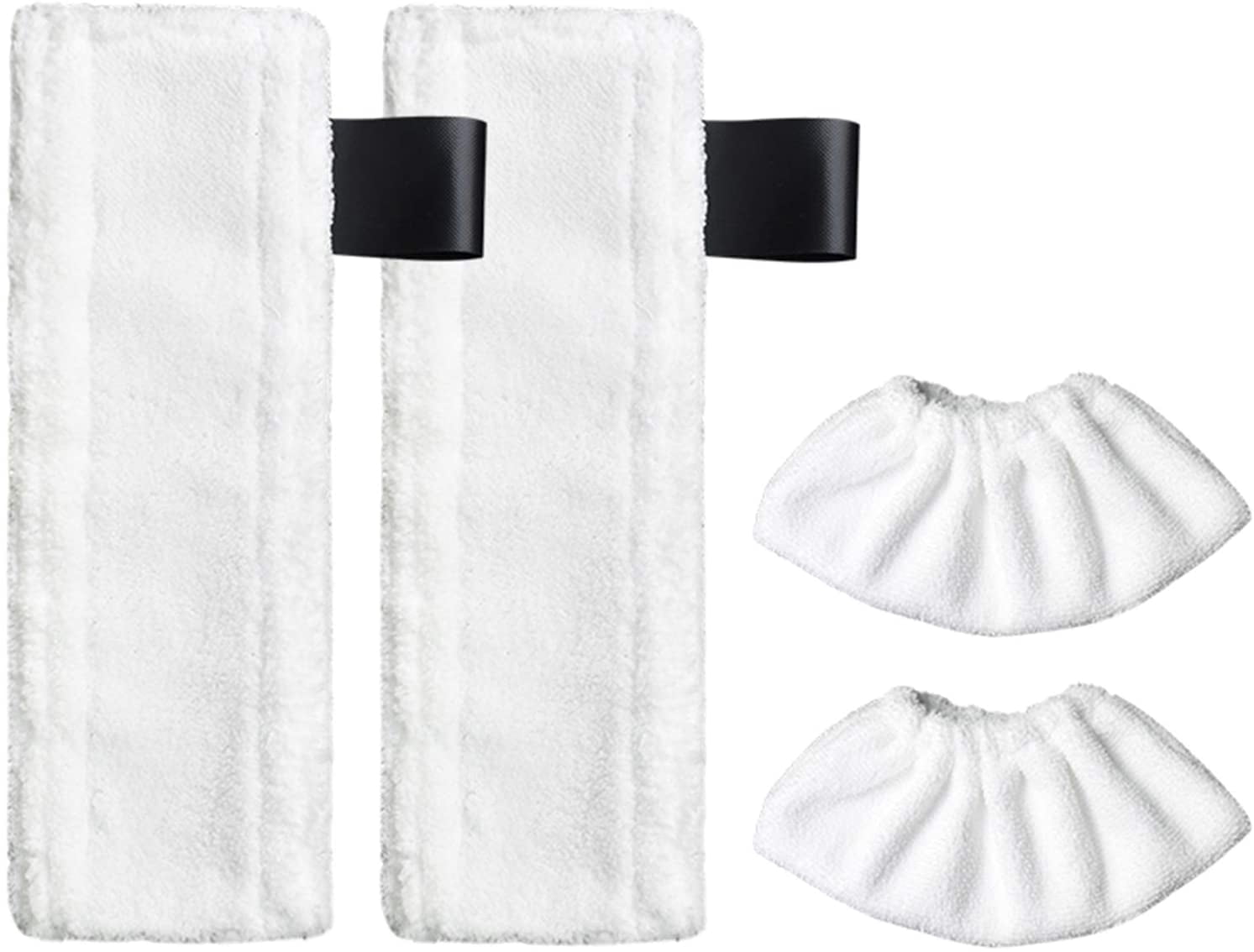 2Pcs Replacement Microfibre Mop Cloths with Pads Set Fits for Karcher ...