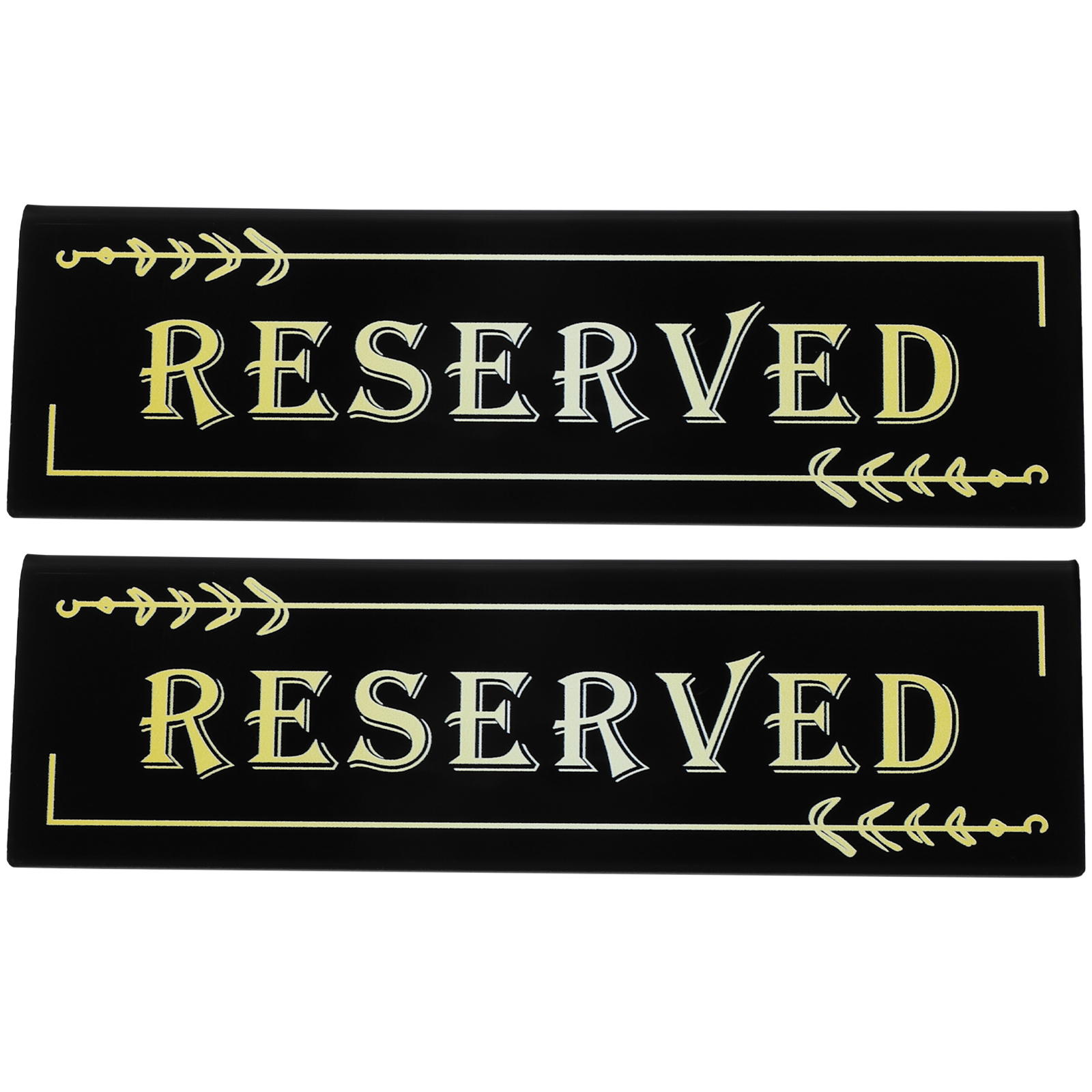 2Pcs Reserved Seats Sign for Restaurant Acrylic Reserved Sign Board ...