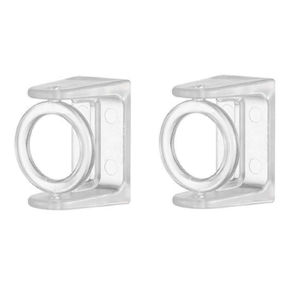 2Pcs Retractable Pole Fixator,Retractable Pole Fixator Shower Curtain ...