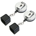 2Pcs Retractable Snooker Clips Billiards Pool Cue Chalk Holder Black ...