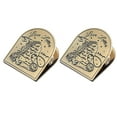2Pcs Retro Note Paper Clip Metal Bookmarks Clip Scrapbooking Page Clamp ...