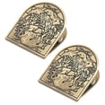 2Pcs Retro Note Paper Clip Metal Bookmarks Clip Scrapbooking Page Clamp ...