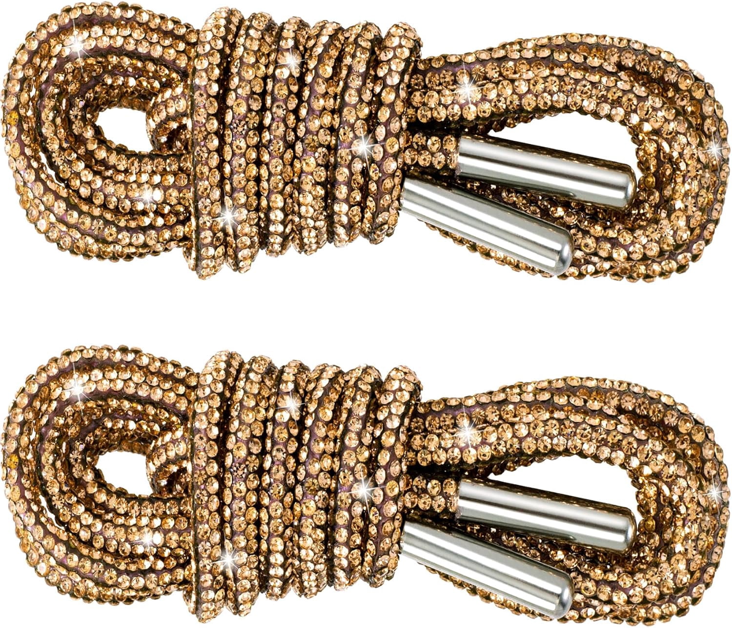 Walkfairy, 2Pcs Rhinestone Glitter Ropes, Crystal Bling Bling Shiny ...