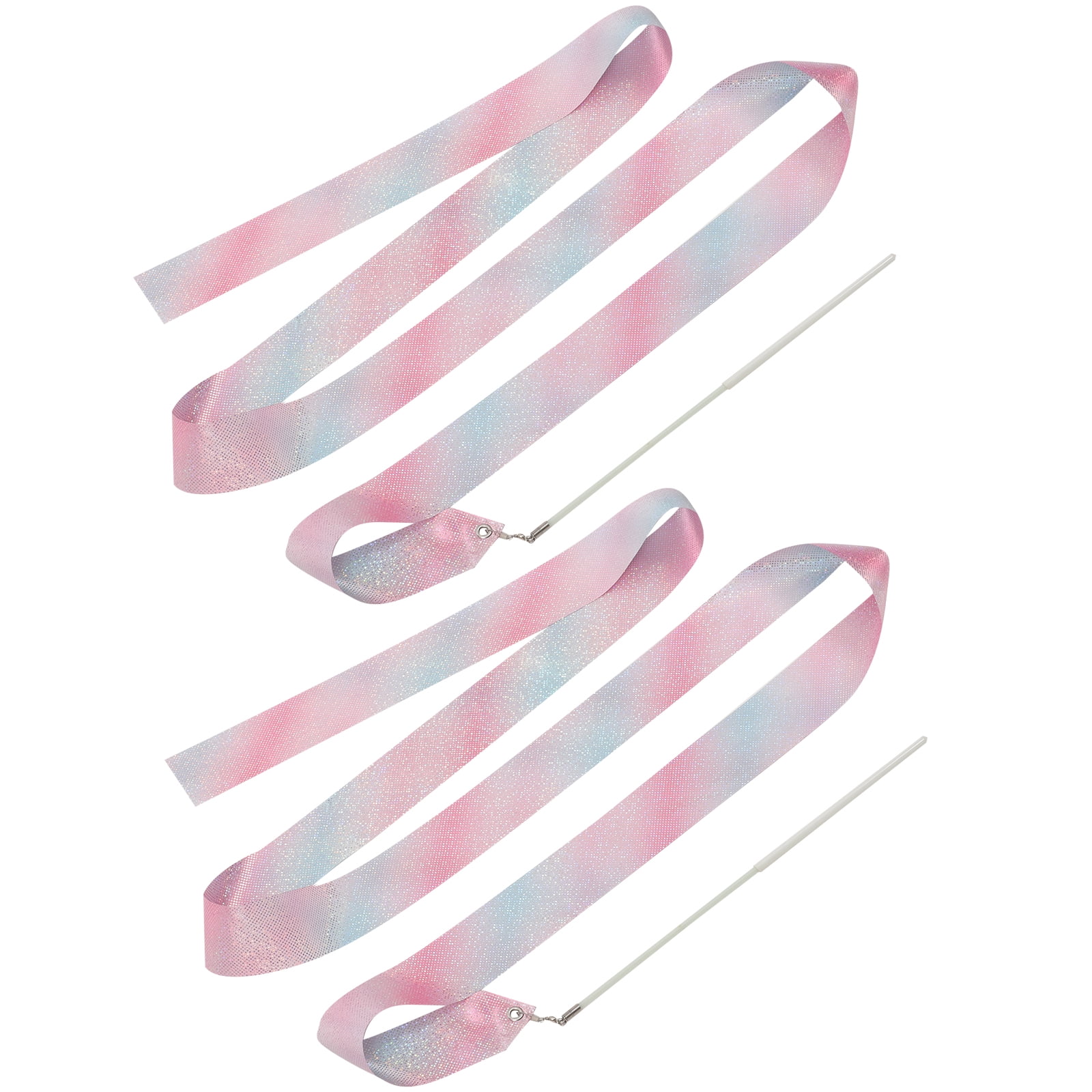 2Pcs Ribbon Dancing Wand Gymnastics Dance Streamers Party Favor ...