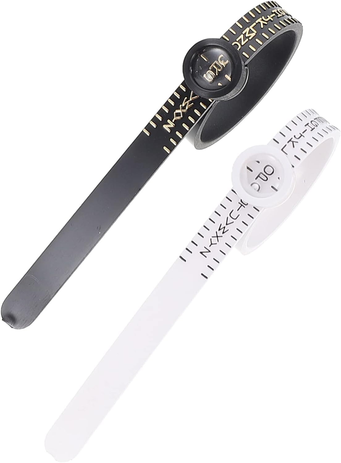 2Pcs Ring Measurement Plastic Jewels Ring Size Ruler Weeding Ring ...