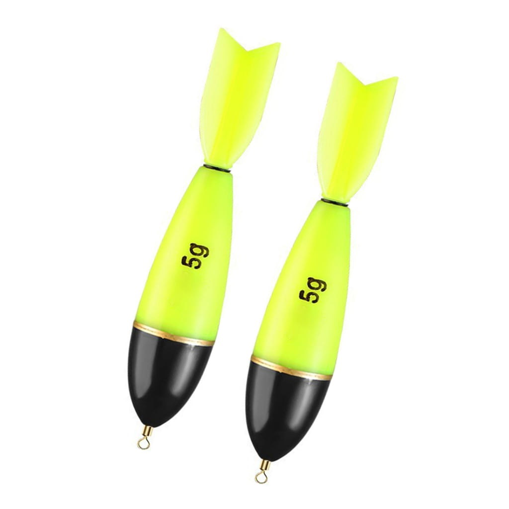 2Pcs Rock Fishing Through Luminous Floating Float Electronic Floating ...