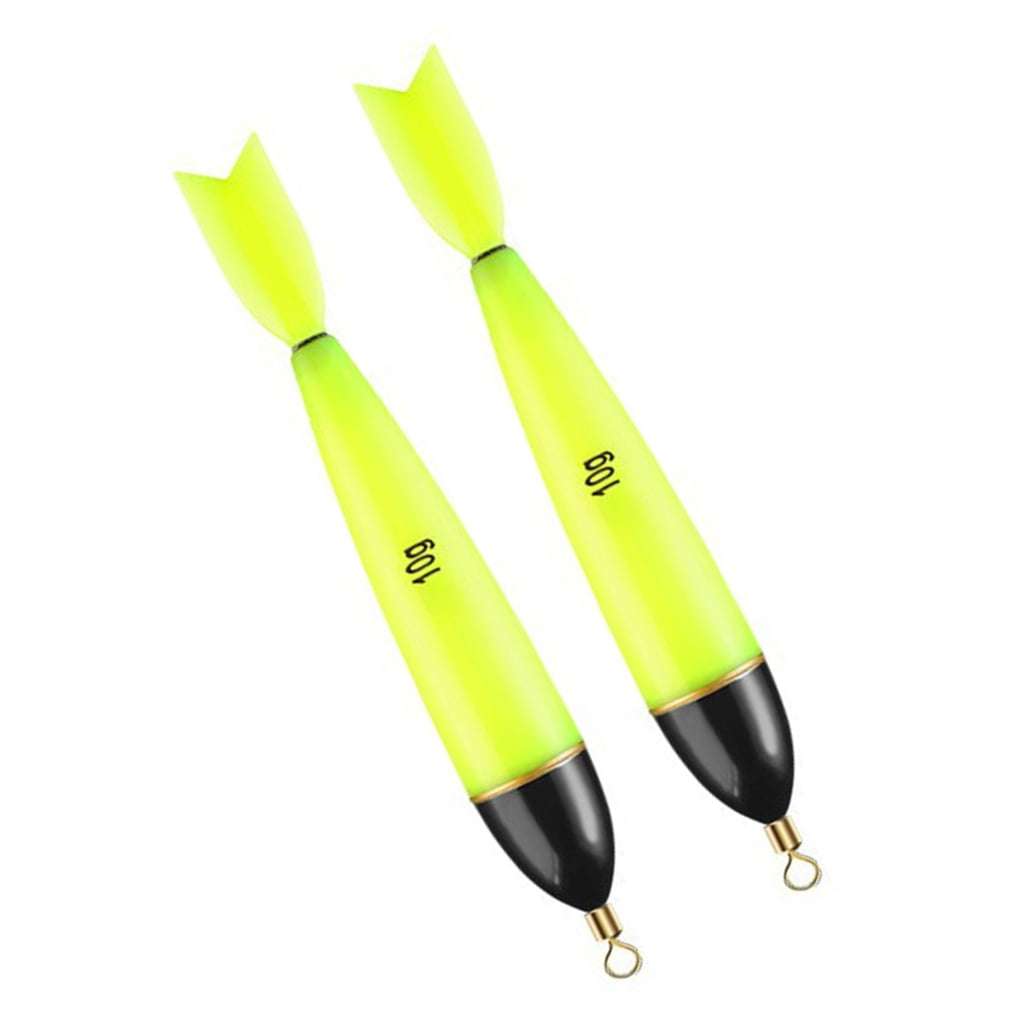 2Pcs Rock Fishing Through Luminous Floating Float Electronic Floating ...