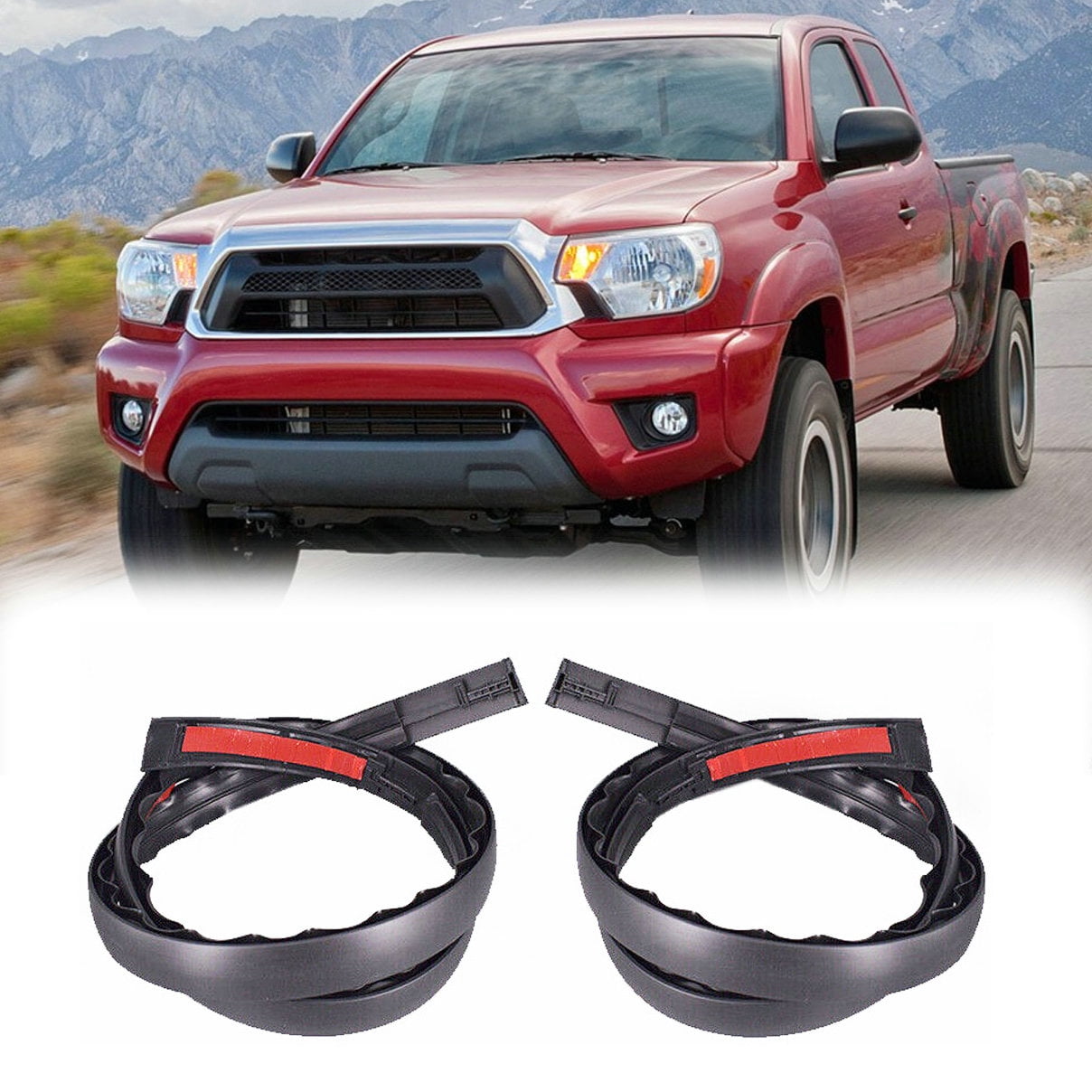 2Pcs Roof Molding Drip Weatherstrip Car Roof Moulding Trim Seal Kit Fit for Toyota Tacoma Double ...