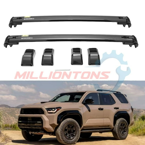 2Pcs Roof Rack Cross Bars for 2025 2026 Toyota 4Runner Crossbar Luggage ...