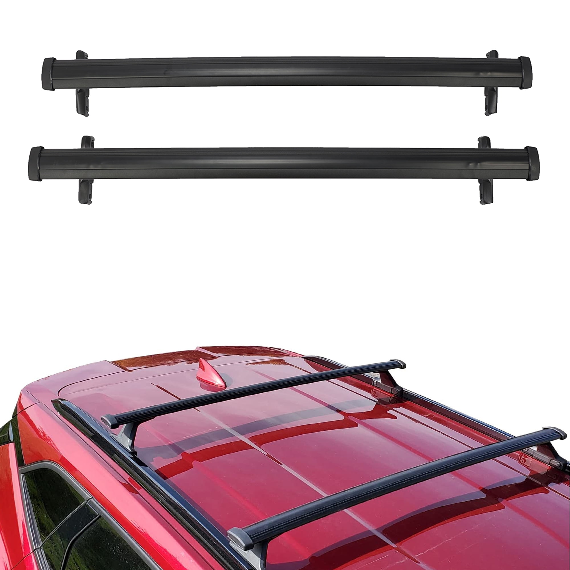2Pcs Roof Rail Rack Cross Bar Crossbars Fits For Chevrolet Trailblazer ...