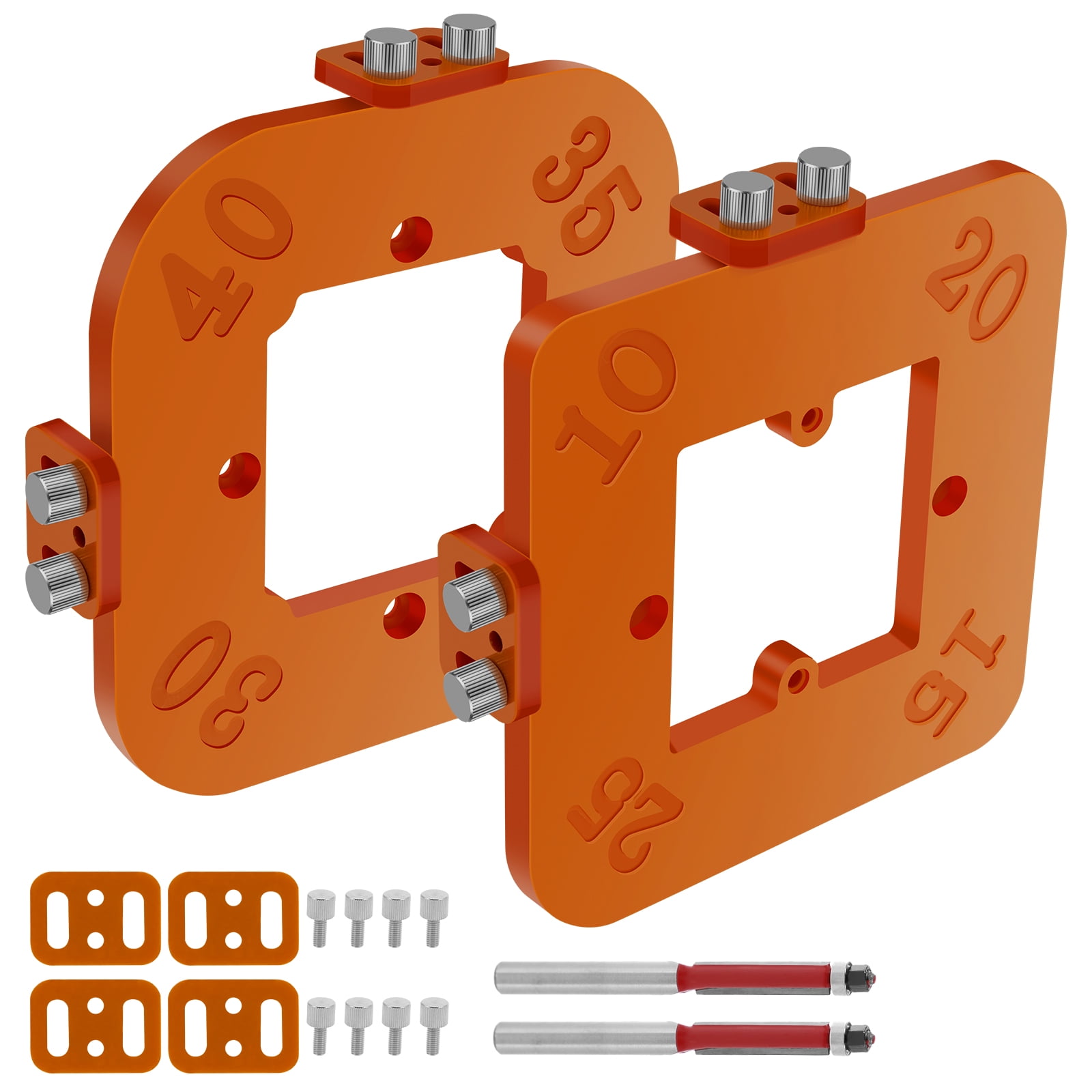 2Pcs Round Corner Radius Template Portable Radius Router Template ...
