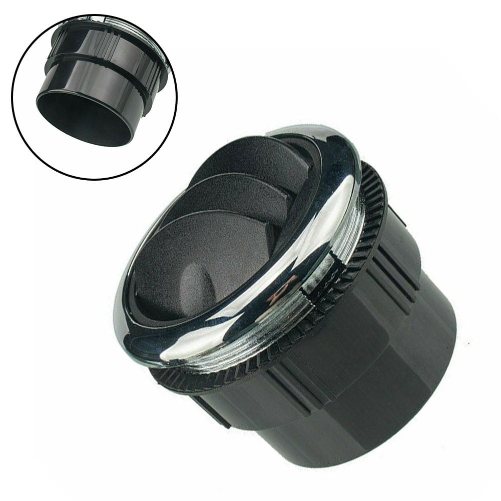 2Pcs Round Flip AC Vent Air Outlet Louver For RV Bus Boat Yacht Black ...