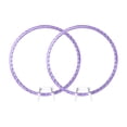 2Pcs Round Plastic Embroidery Hoops Spring Action Stitching Frame for ...