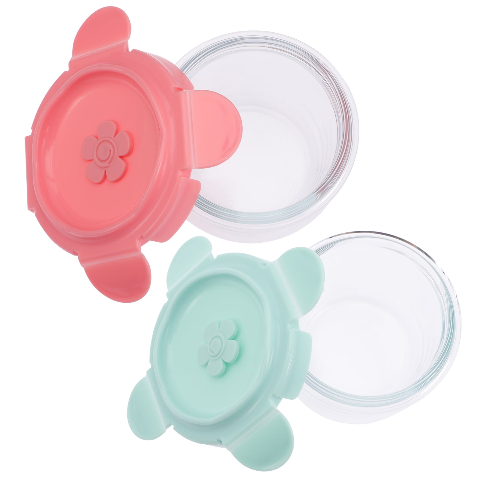 STRANDCHIC Strandchic Glass Round Storage Bowl Blue Multi-Functional ...