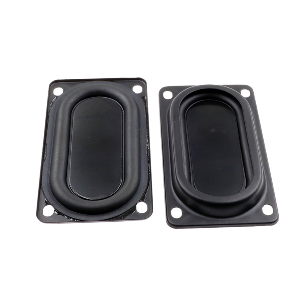 2Pcs Rubber Diaphragm 5090 with Mounting Holes Rectangular Bass ...