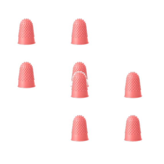 2Pcs Rubber Fingers Tip Pads Grips For Counting Collating Writing ...
