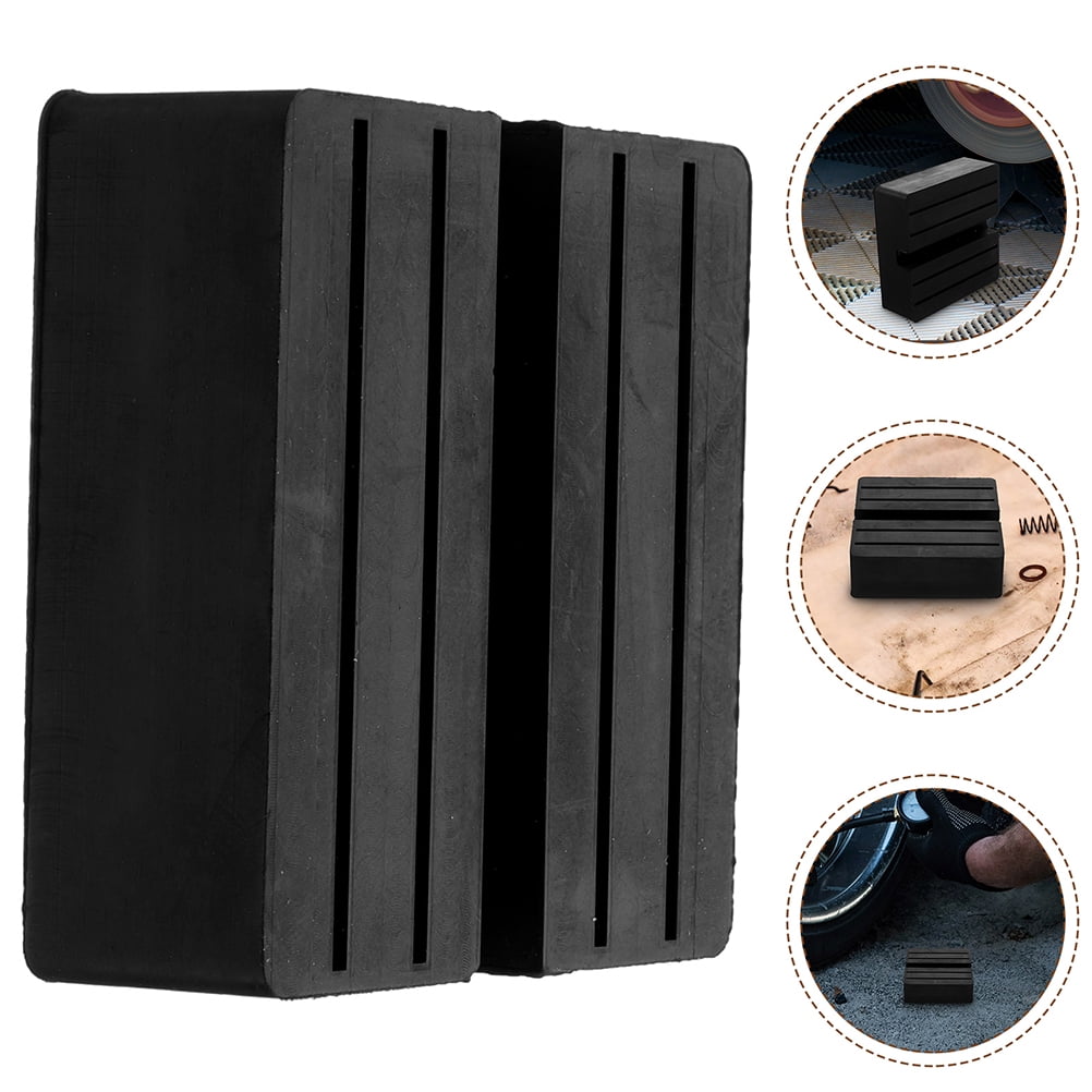 PENIKOKO 2Pcs Slotted Rubber Jack Pad Adapters for Car Frame Rail ...
