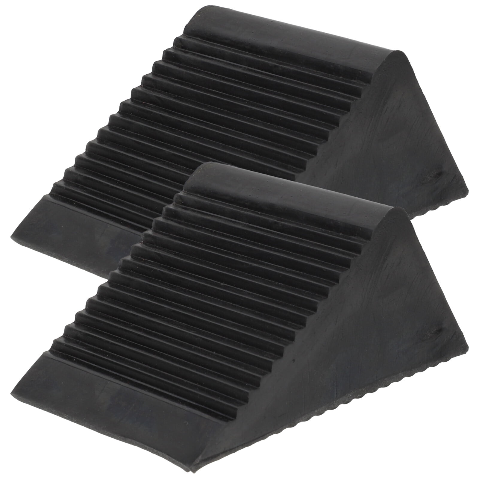 2Pcs Rubber Wheel Chocks Car Stopper Auto Wheel Alignment Block for ...