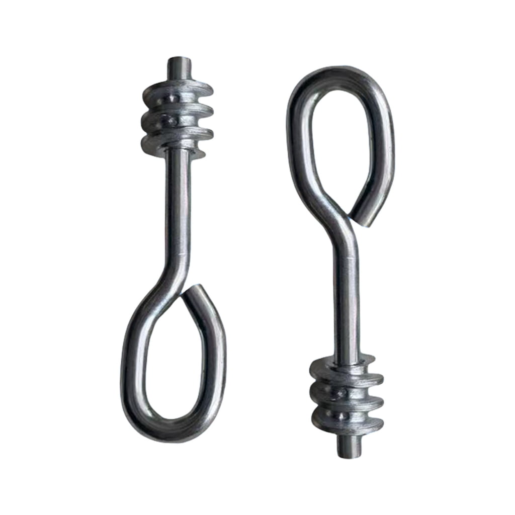 2Pcs Rustproof Lifting Eye Bolts Hardware Kits for Permanent Outdoor ...
