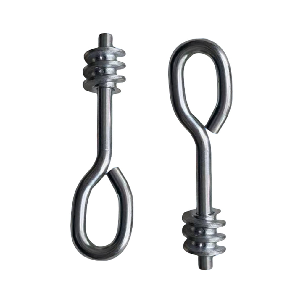 2Pcs Rustproof Lifting Eye Bolts Hardware for Permanent Outdoor ...