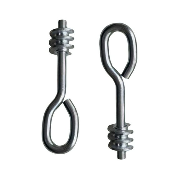 2Pcs Rustproof Lifting Eye Bolts Hardware for Permanent Outdoor ...