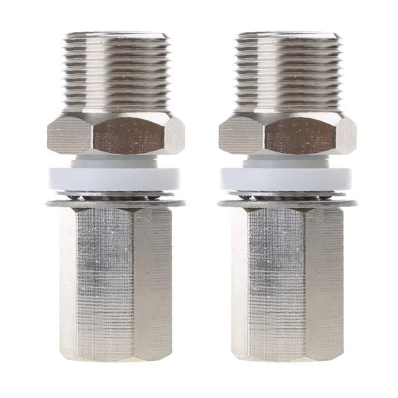 2Pcs S216 3/8-24 to SO239 Antenna Mount Adapter SO-239 to 3/8-24 ...