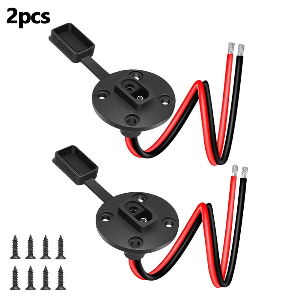 2Pcs SAE Connector Power Socket Sidewall Port, SAE Quick Connect Solar ...