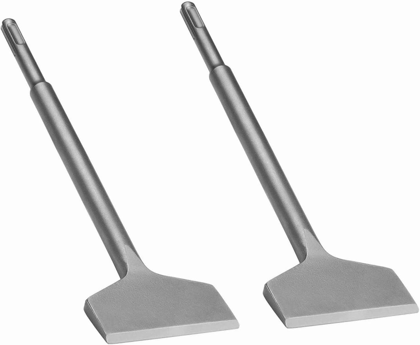 2Pcs SDS Plus Chisel 3-inch Wide Cranked Angled Bent Tile Removal ...