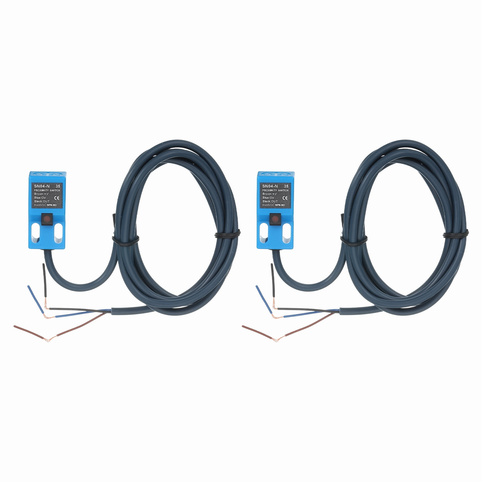 2Pcs SN04-N Inductive Proximity Sensor,6-36V 200mA NPN NO Proximity ...