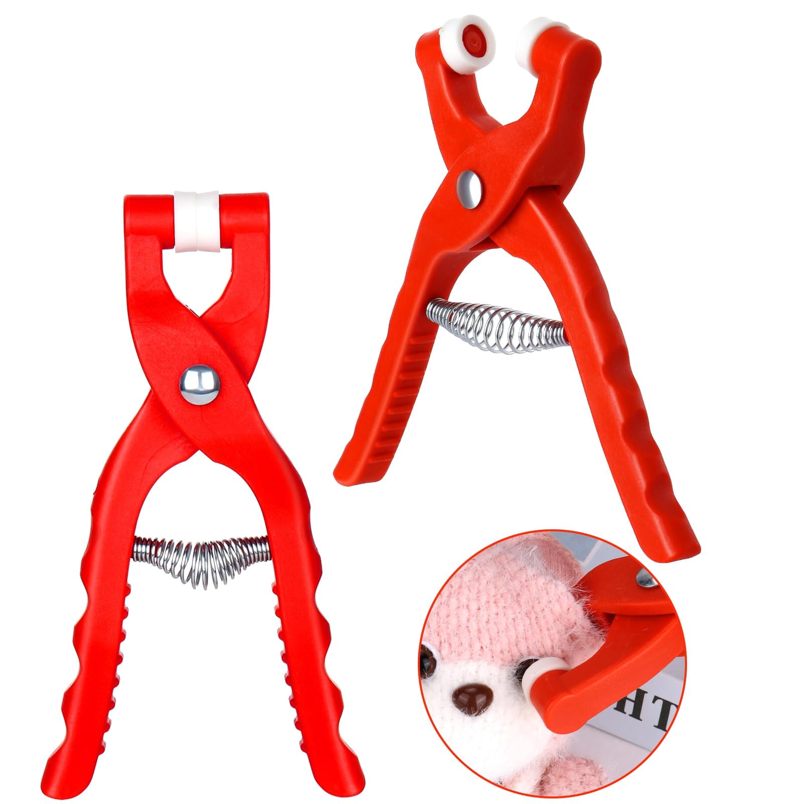 2Pcs Safety Eye Tool for Crocheting - Crochet Tools for Attaching ...