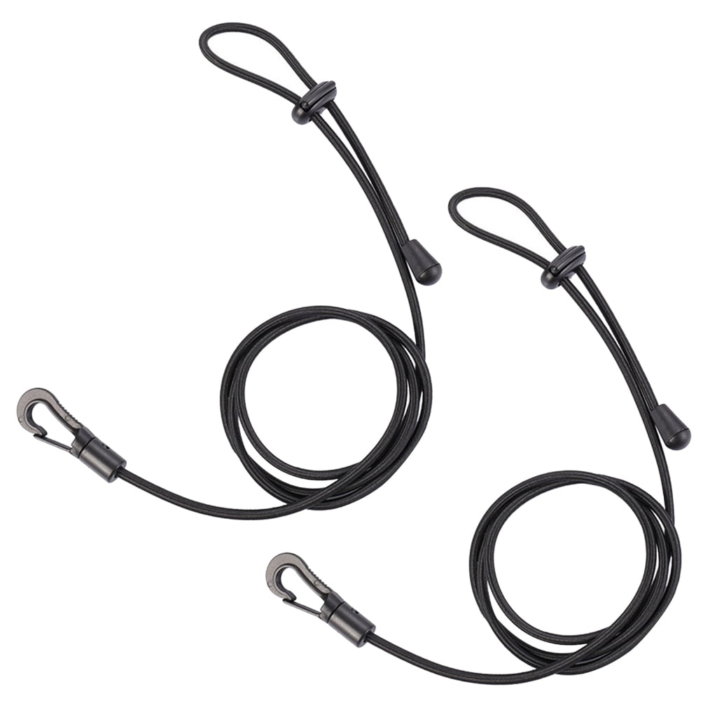 2Pcs Safety Rod Adjustable Canoe Paddle Safety Lanyard Strap with Snap ...