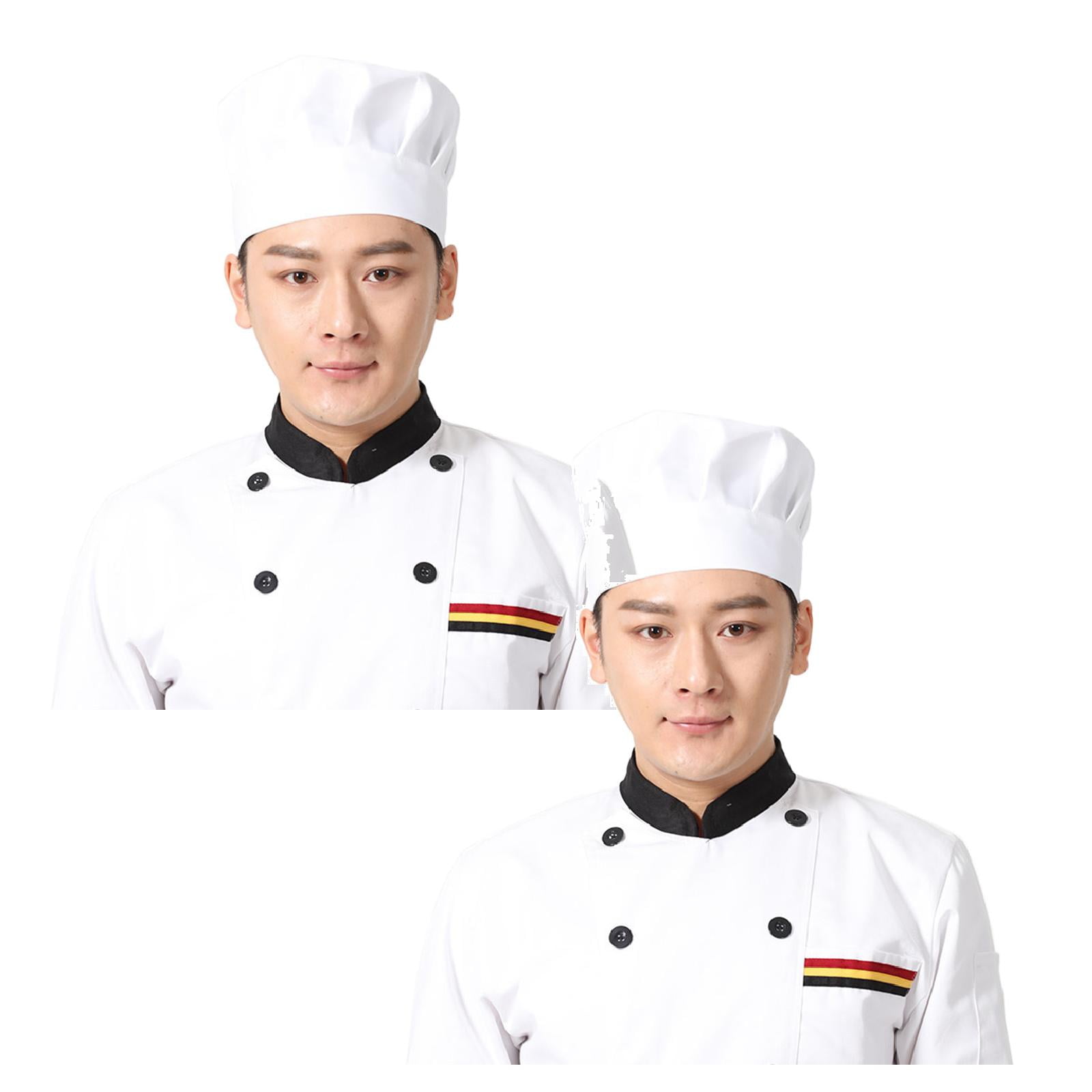 2Pcs Sale Countdown! Chef Hat Adult Adjustable Baker Kitchen Cooking ...