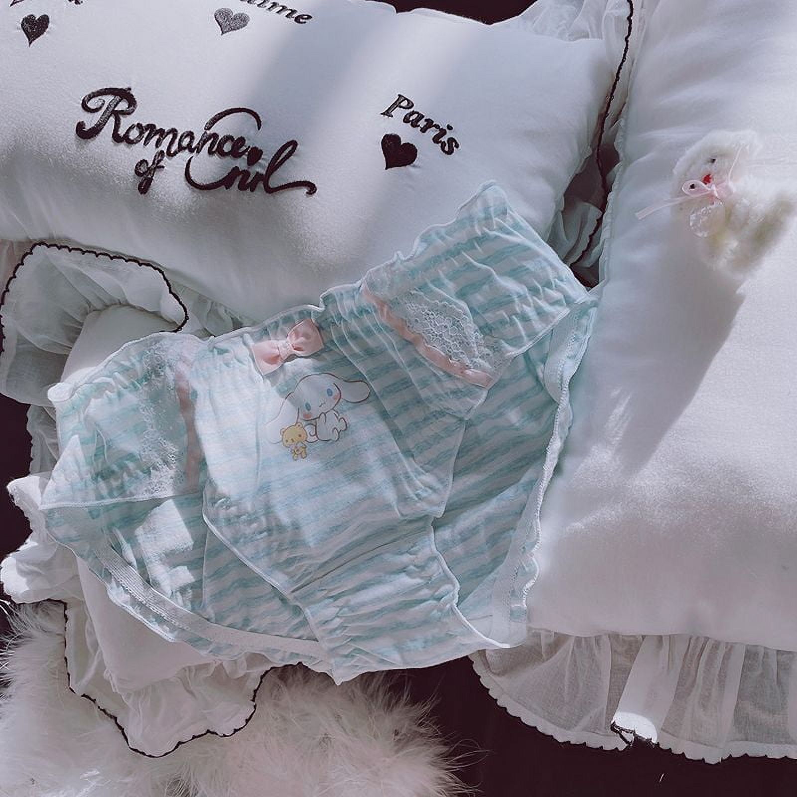 2Pcs Sanrio Girl Sexy Triangle Pants Kawaii Hello Kitty Comic Fashion ...