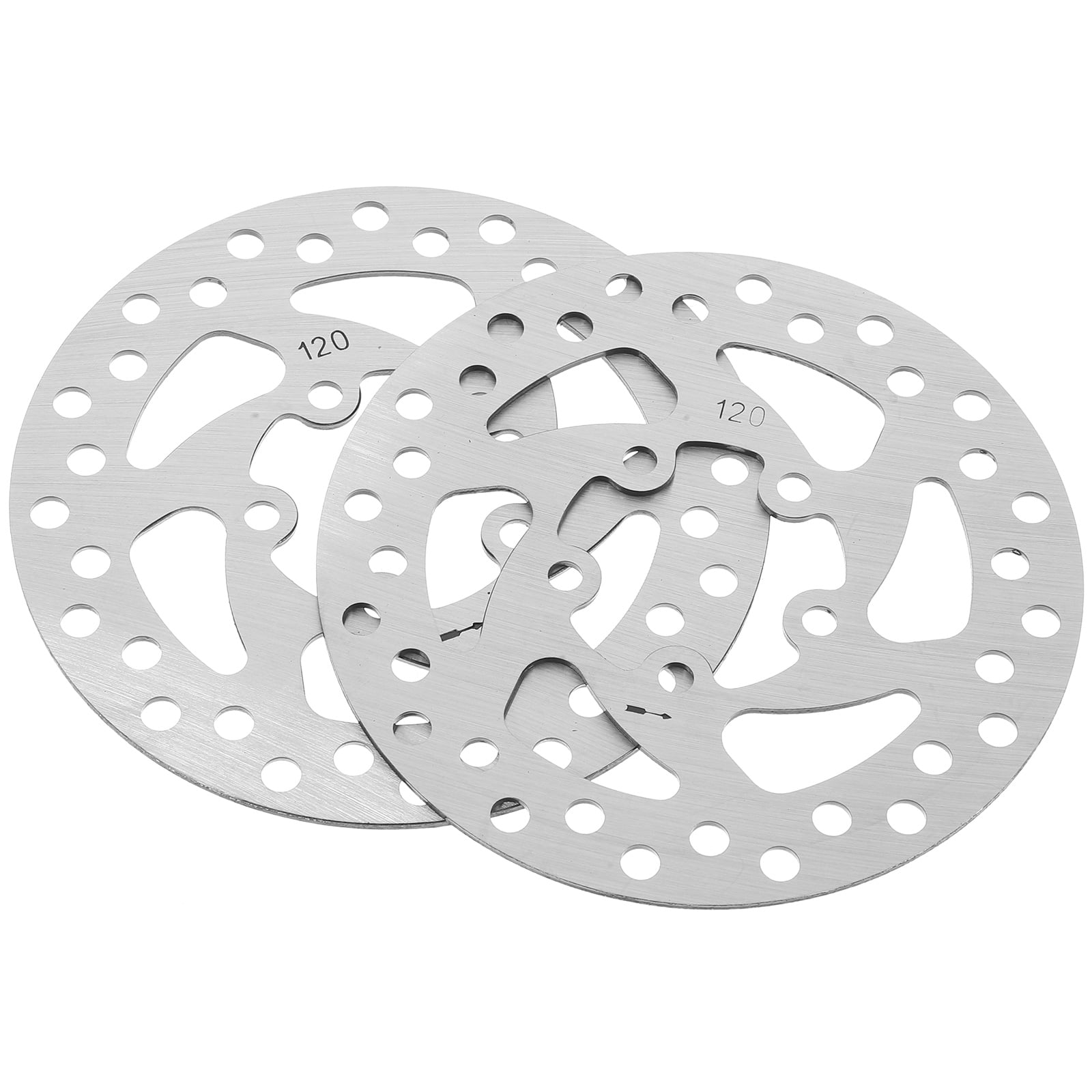 2Pcs Scooter Brake Disc Bike Brake Piece Electric Scooter Brake Disc ...