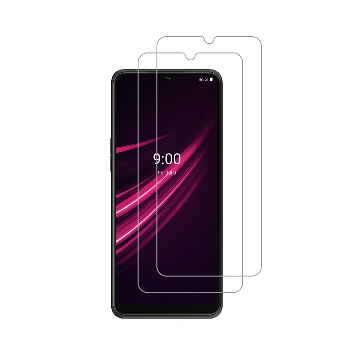 2Pcs Screen Protector For T-Mobile REVVL V+ plus 5G Clear Tempered ...