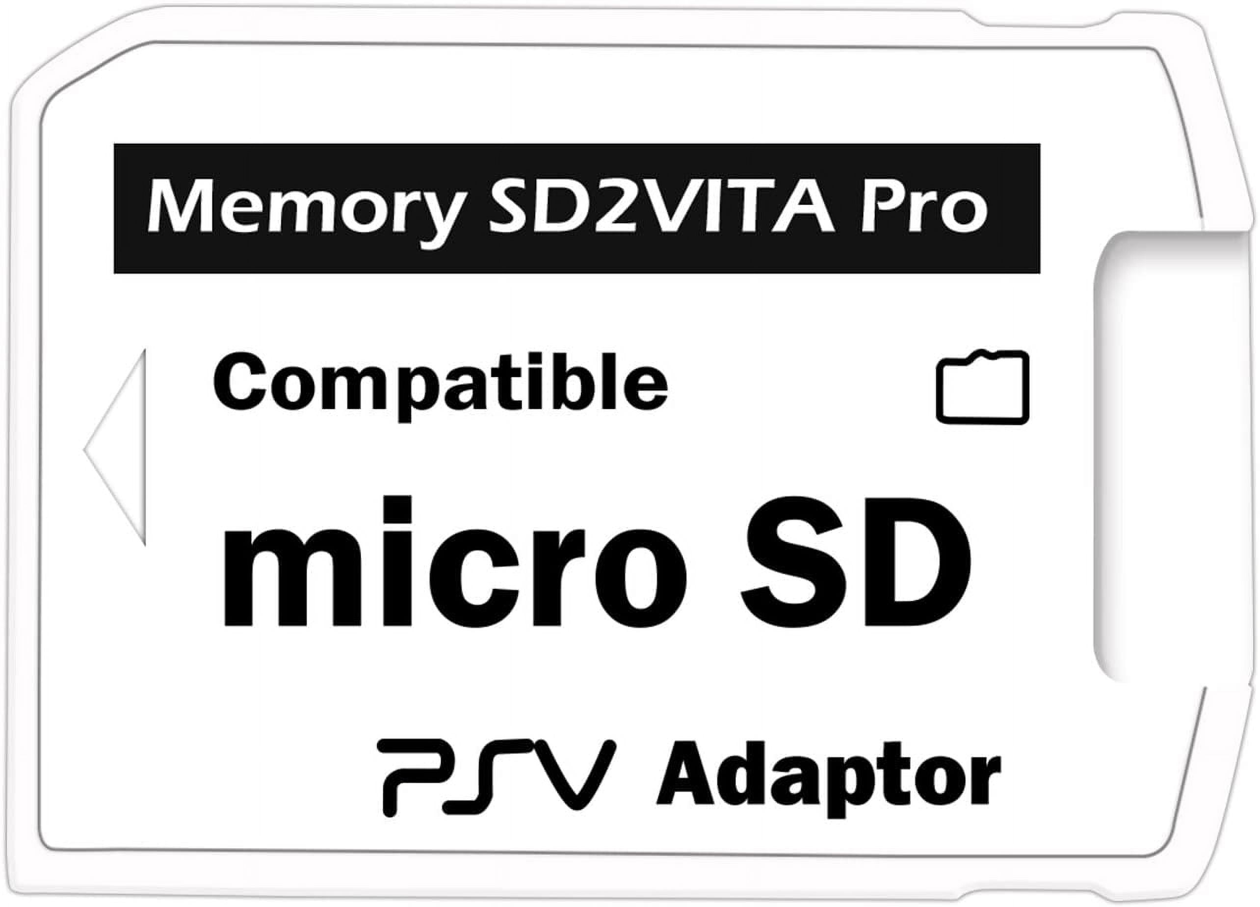 2Pcs Sd2Vita Pro Adapter 3.0 Compatible with Ps Vita 3.60 Henkaku Micro ...