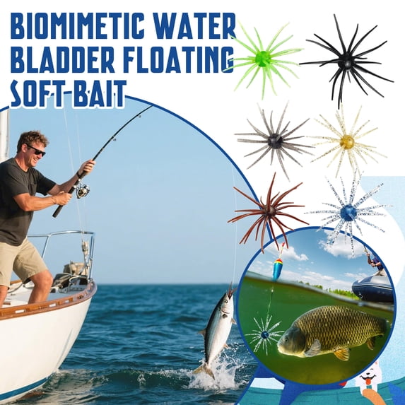 2Pcs Sea Urchin Soft Bait, Easy rigging soft lure, comfortable to use ...