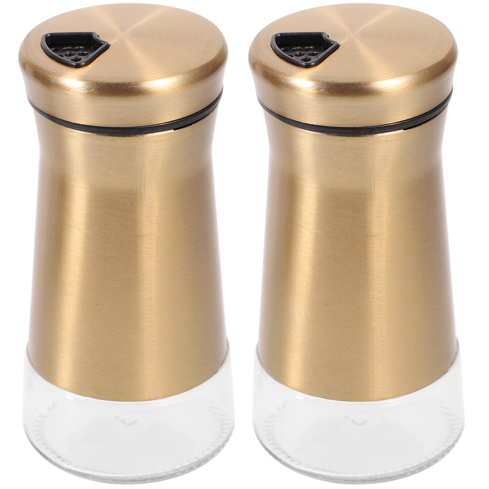 OHOIOLLA Stainless Steel Condiment Bottles for Dining Room 2Pcs 4.52X2 ...