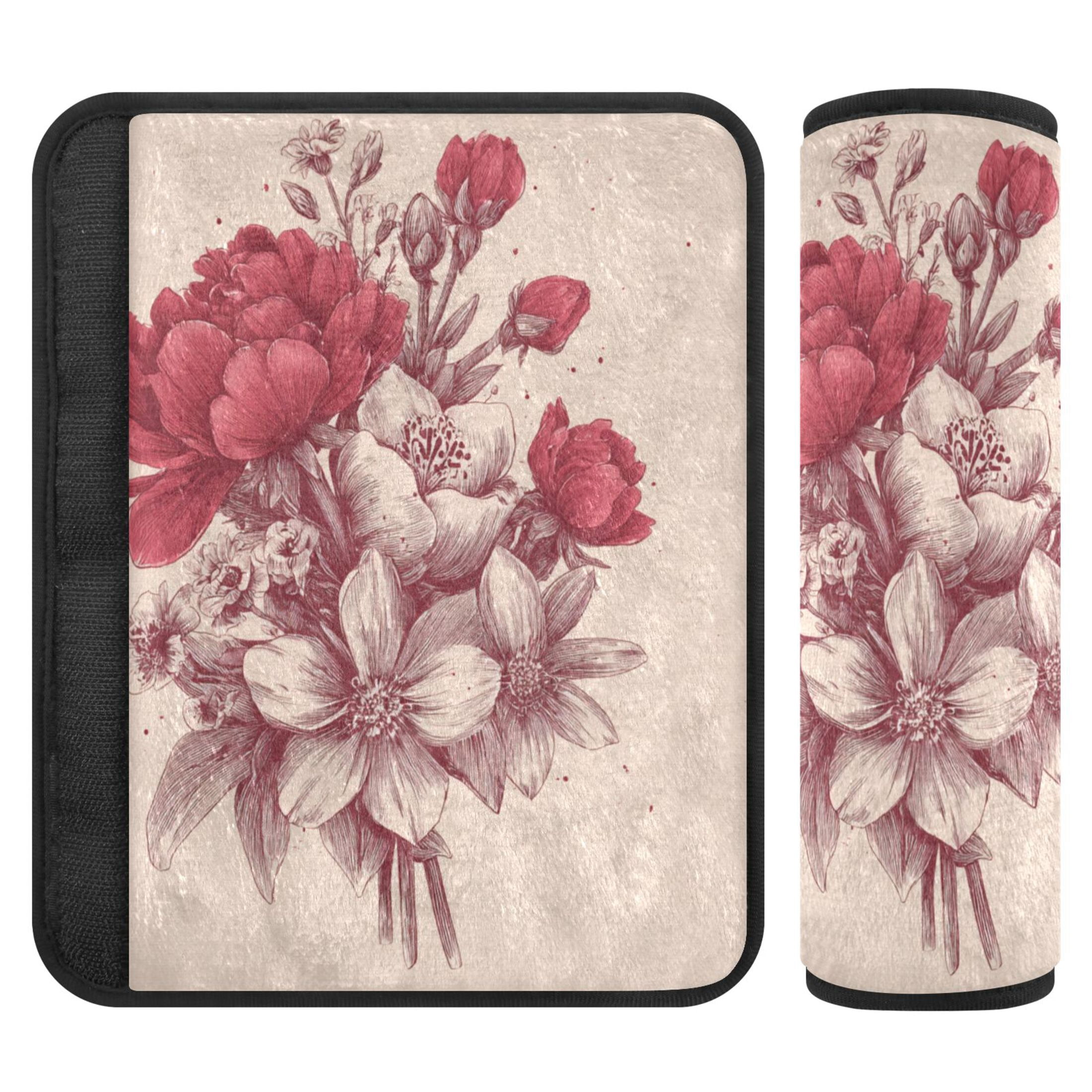 2Pcs Seat Belt Strap Covers Pad for Car Soft Flannel Car Seat Belt ...