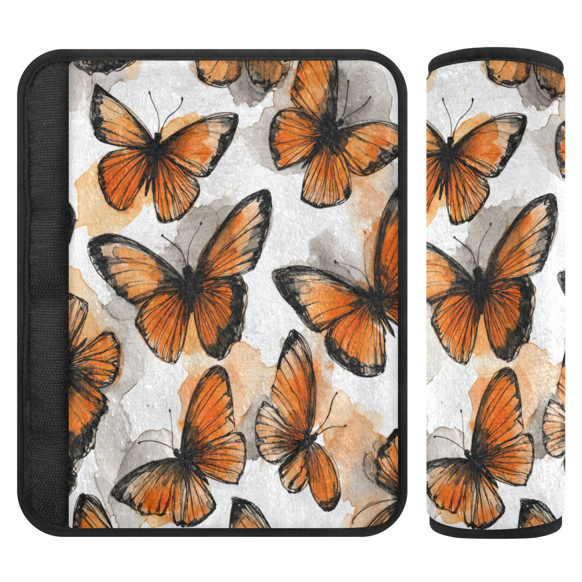 2Pcs Seat Belt Strap Covers Pad for Car Soft Flannel Car Seat Belt ...