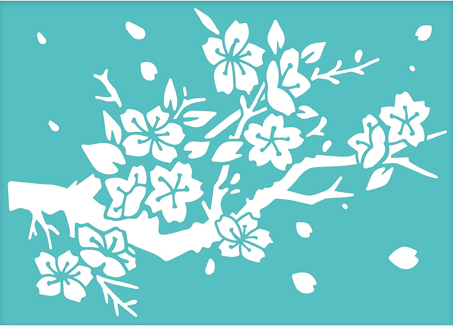 2Pcs Self-Adhesive Silk Screen Printing Stencil Reusable Mesh Transfers ...