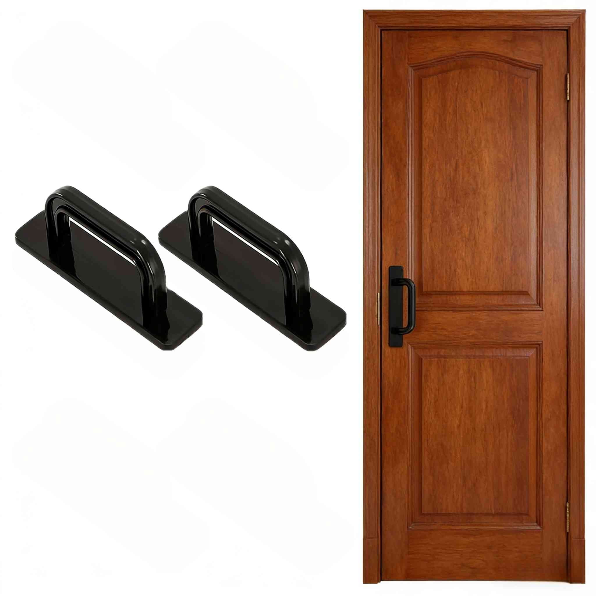 2Pcs Self-Stick Sliding Screen Door Pull Handles with Adhesive, 3.9inch ...