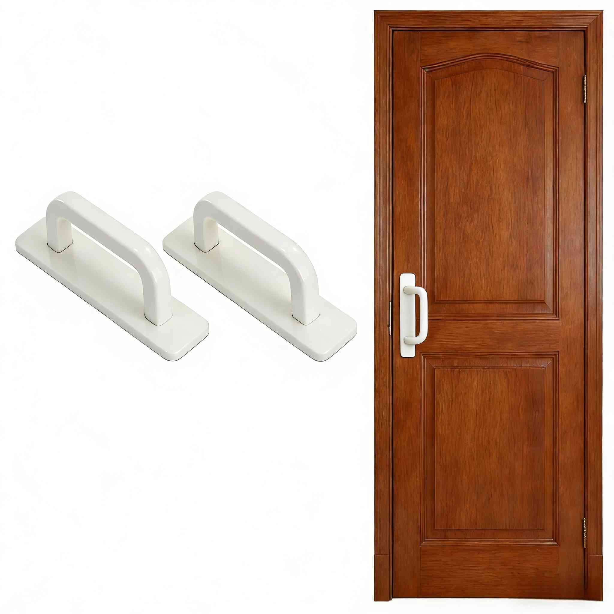 2Pcs Self-Stick Sliding Screen Door Pull Handles with Adhesive, 3.9inch ...