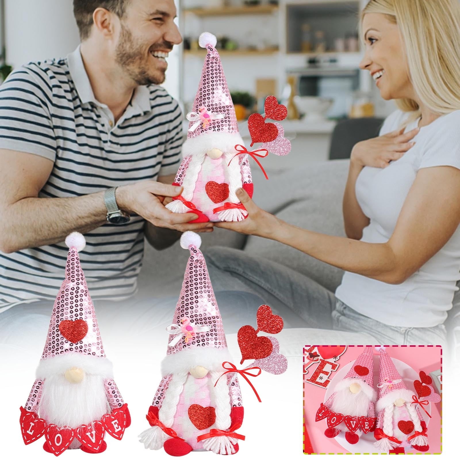 2Pcs Sequin Doll Under $5! Kadlawus Sequin Doll Decoration, Cute No ...