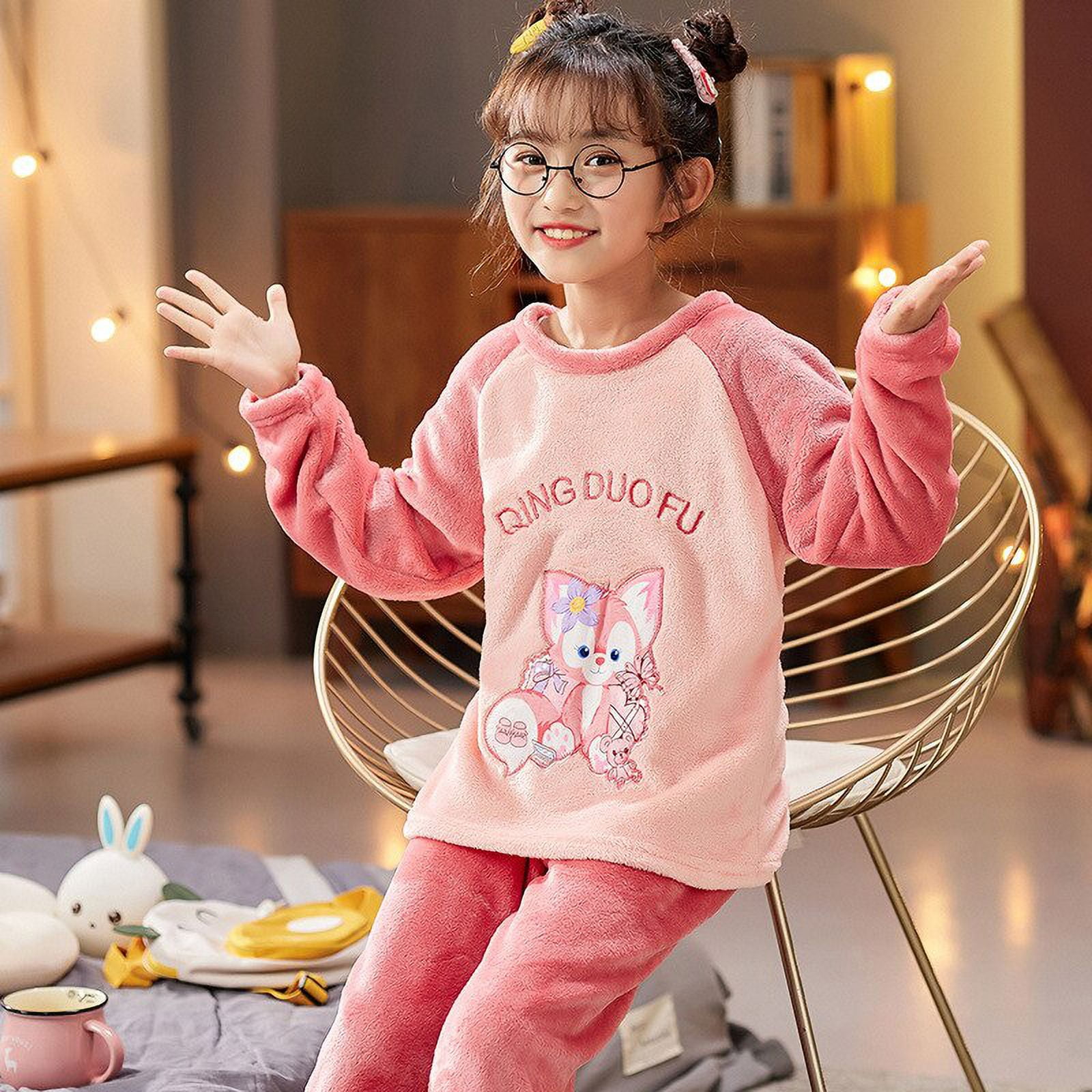 2Pcs Set Anime Hello Kitty Sanrio Cinnamoroll Kuromi Plush Pajamas ...