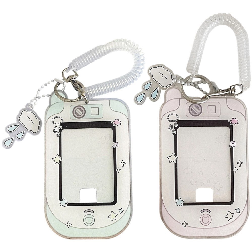 2Pcs/Set Camera Shaped Photocard Holder Cartoon Id Badge Protector ...