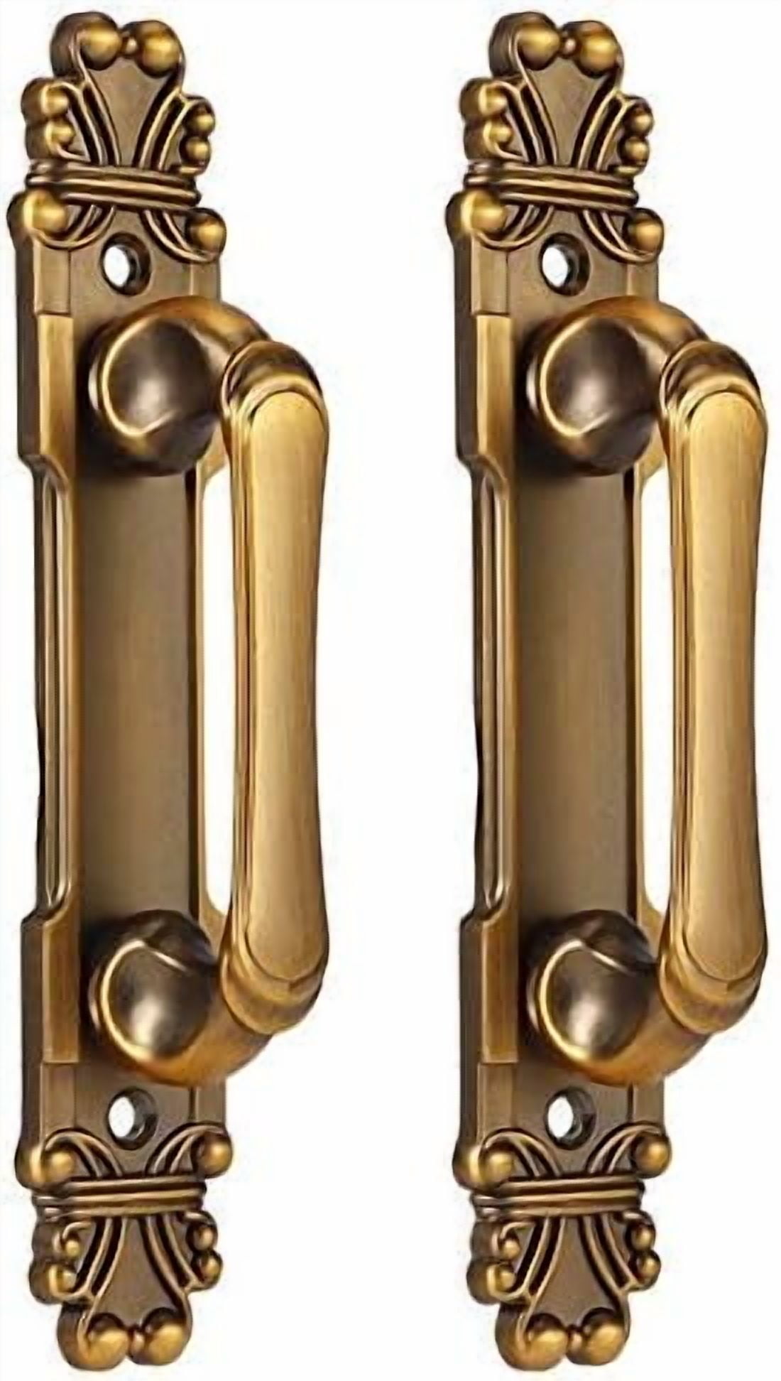 2Pcs/Set European Style Door Handle, Antique Wardrobe Handles Metal ...