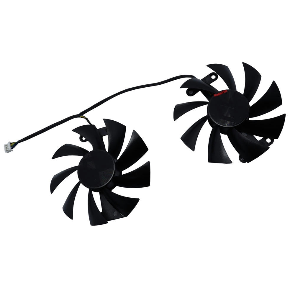 2Pcs/Set PLA09215B12H,Graphics Video Card Cooling Fan,For Dragon AX RX ...